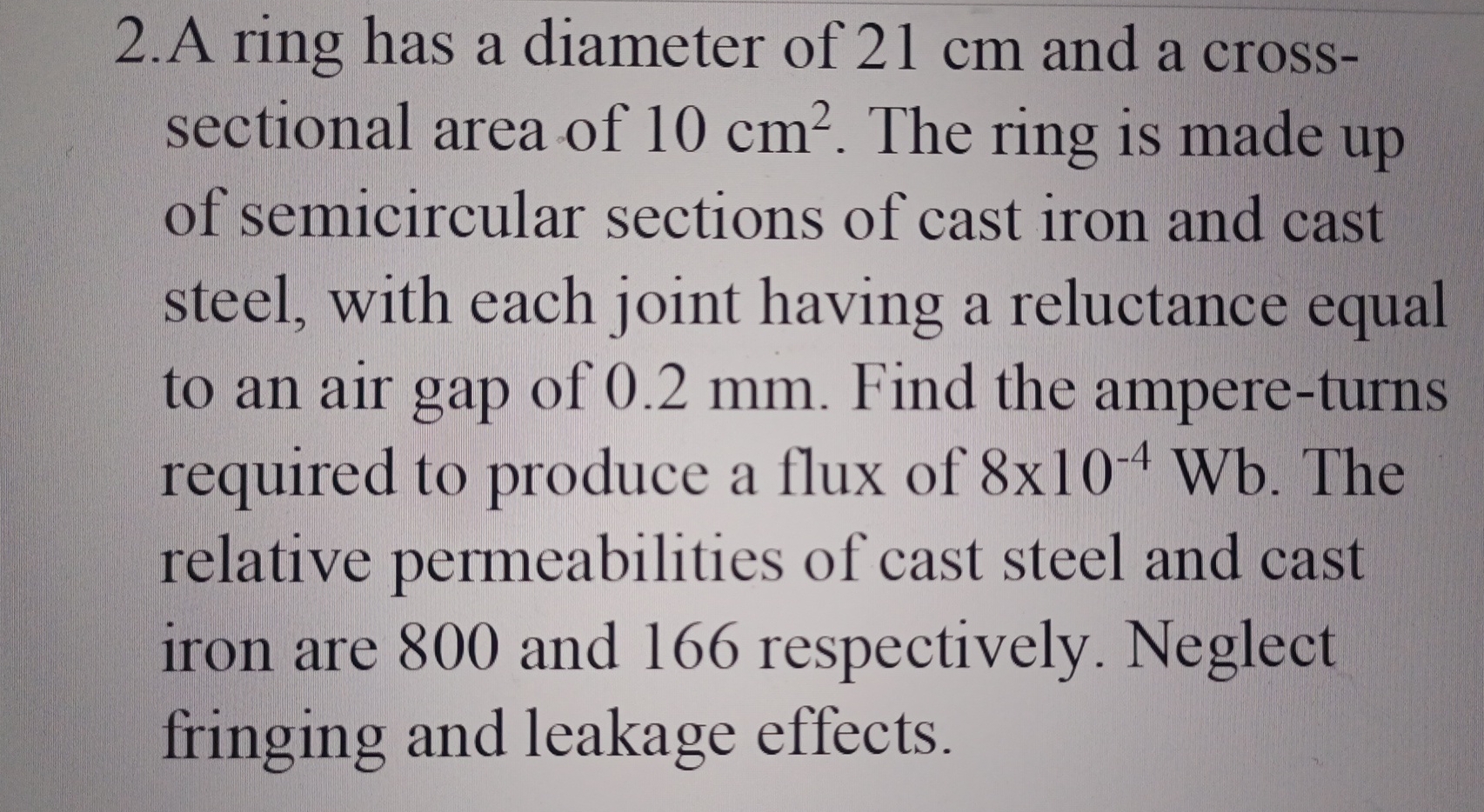 Electric Vehicle subject numerical problem.A ring has | Chegg.com