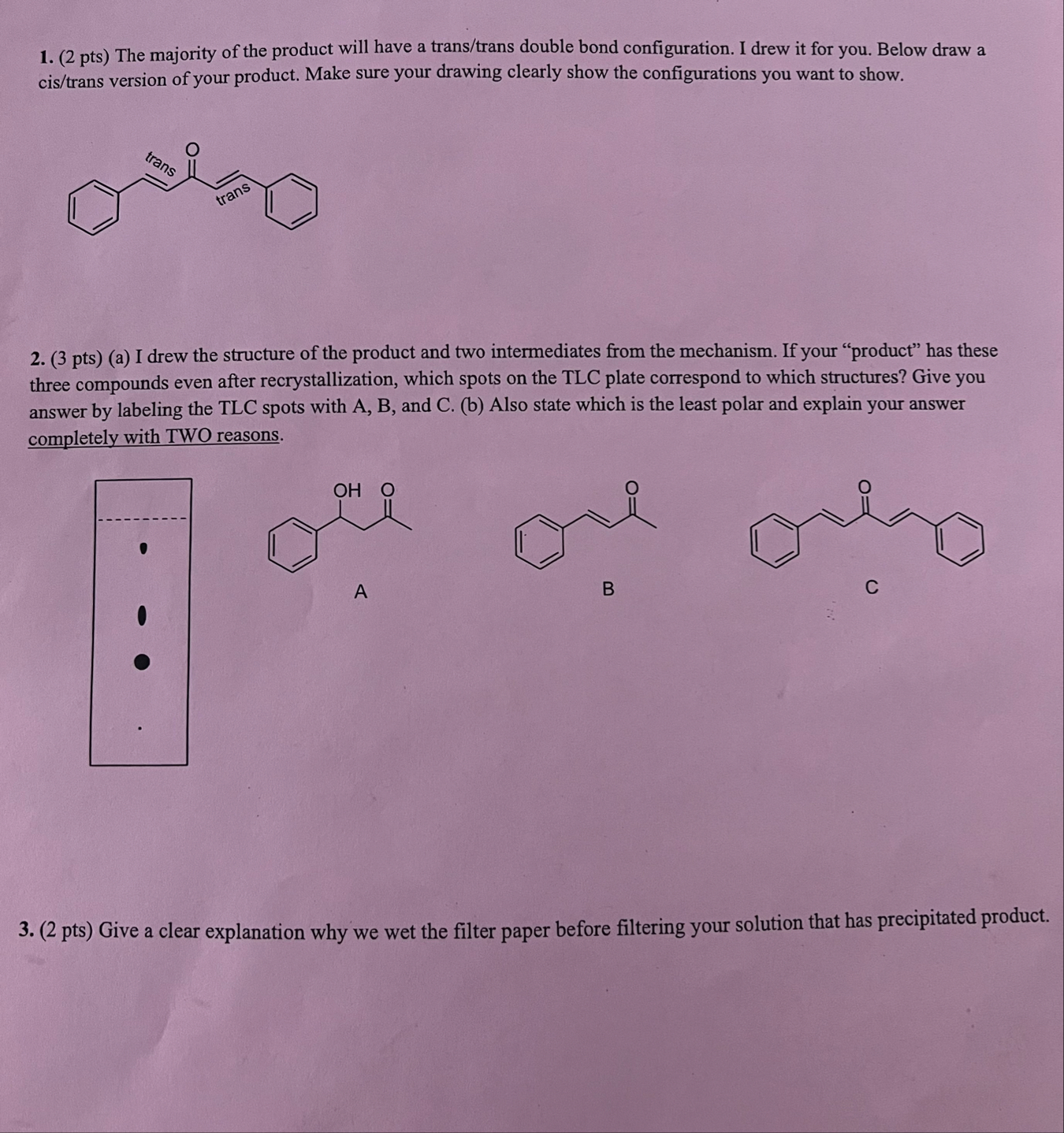Solved Fill in the reactants or products for the following | Chegg.com