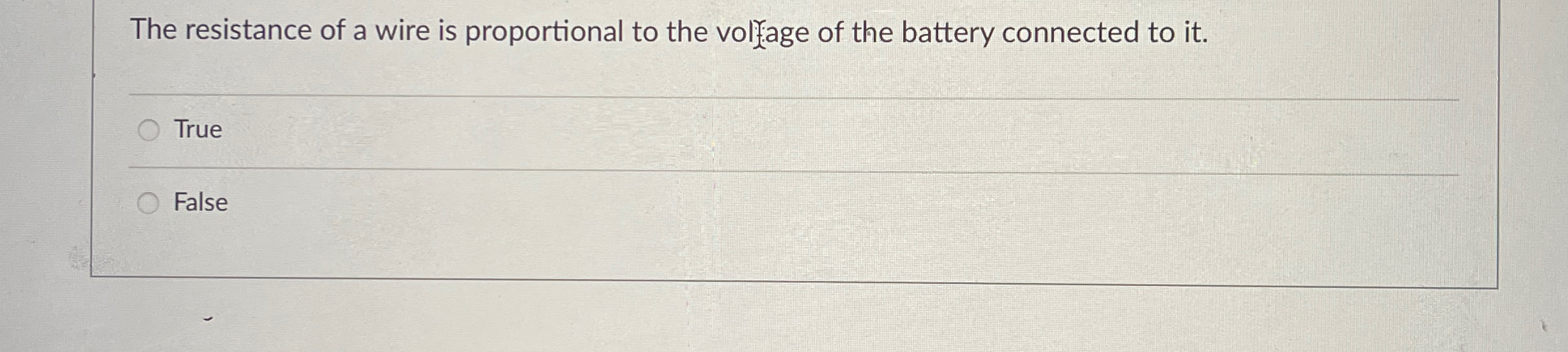 Solved The resistance of a wire is proportional to the | Chegg.com