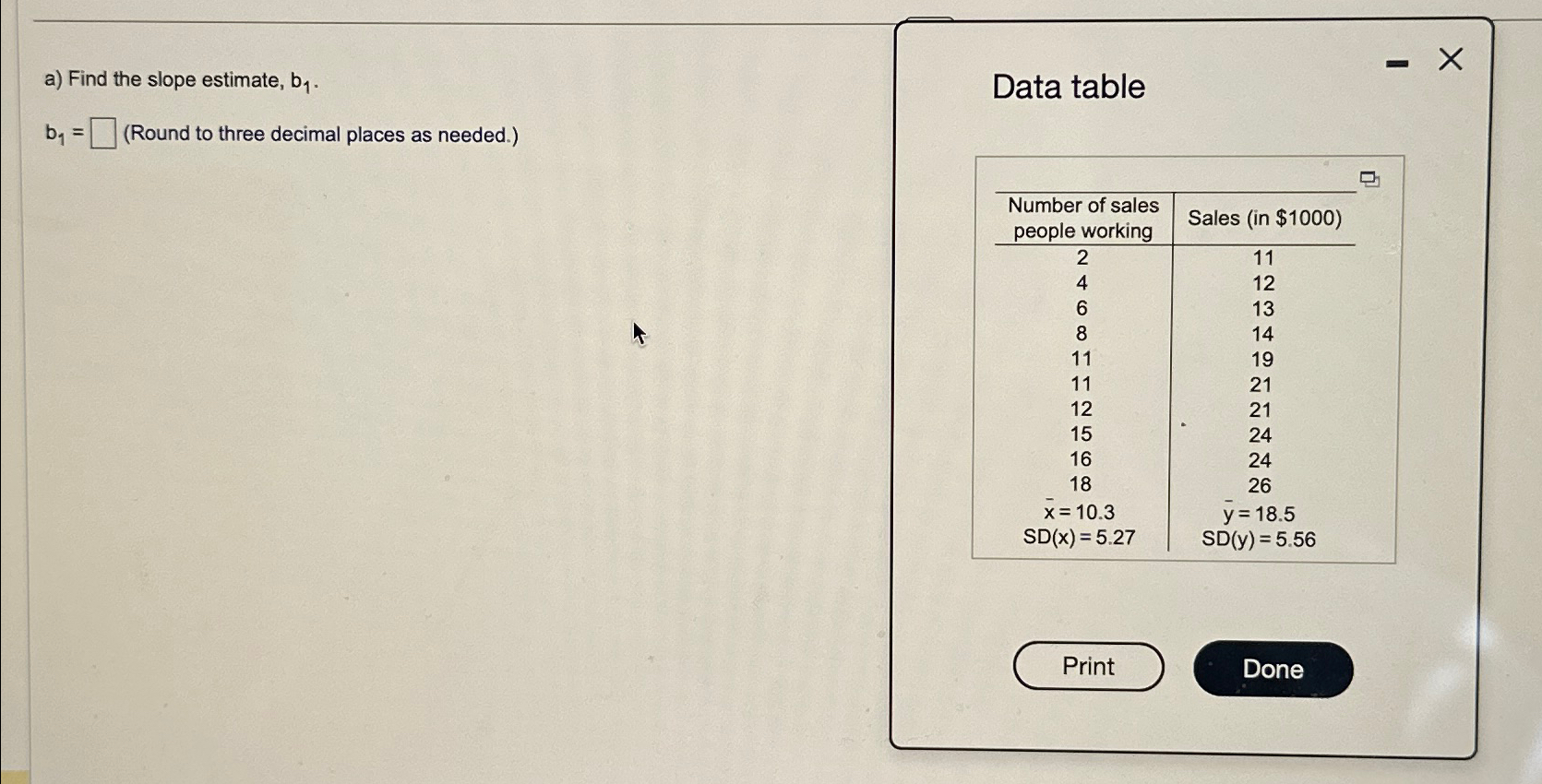 Solved Need help finding slope estimate (part A) | Chegg.com Solved Need help finding slope estimate (part A) | Chegg.com
