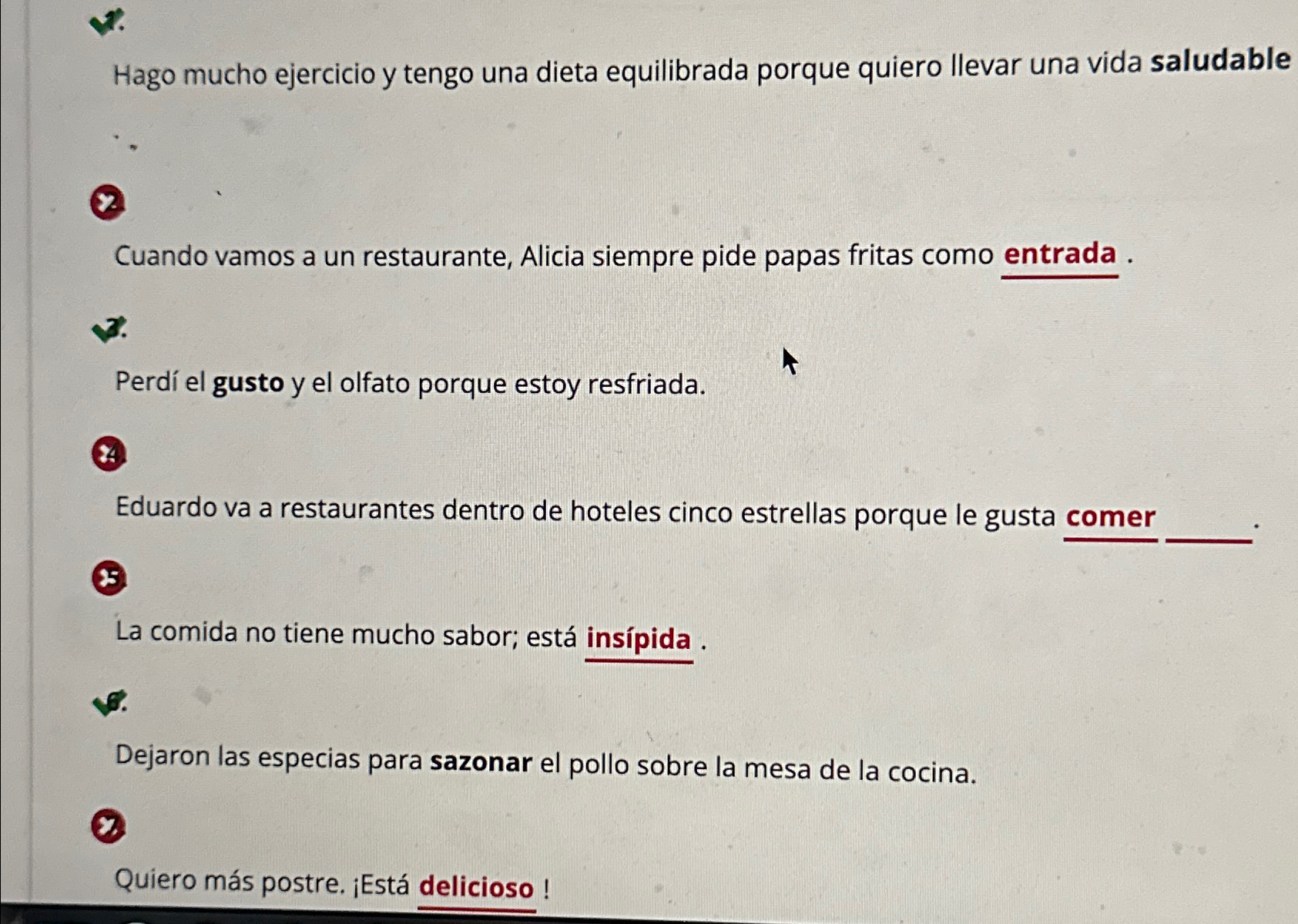 Solved Hago mucho ejercicio y tengo una dieta equilibrada | Chegg.com
