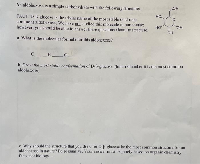 Solved A. What is the molecular formula for this | Chegg.com