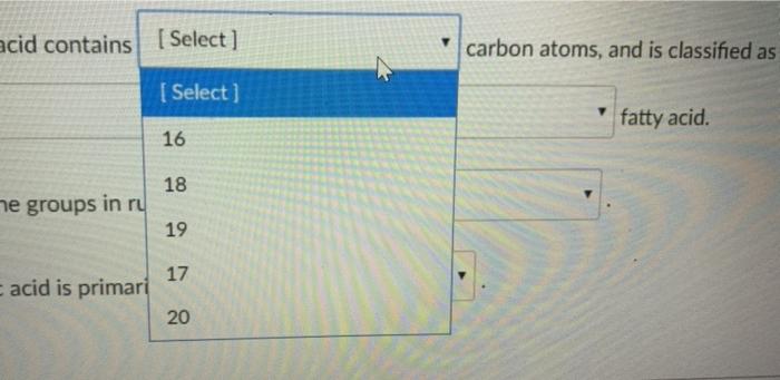 Solved Shown below is the fatty acid rumenic acid. HO | Chegg.com