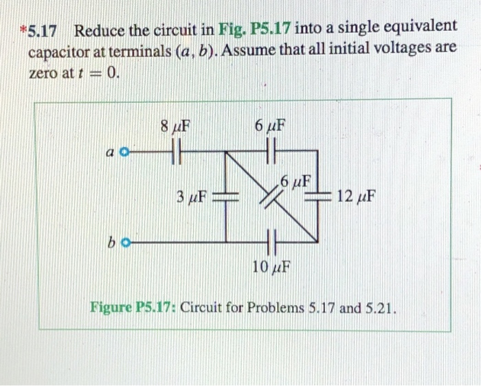 *5.17 Reduce the circuit in Fig. P5.17 into a single | Chegg.com