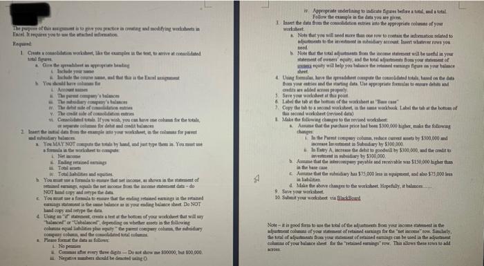 Creating and modifying worksheets in Excel. | Chegg.com