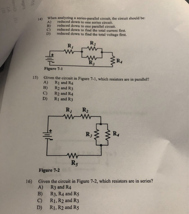 Solved When analyzing a series-parallel circuit, the circuit | Chegg.com