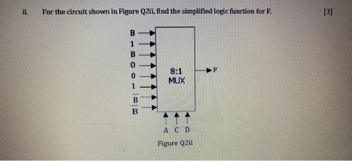 Solved ii For the circuit shown in Figure Q2ii, find the | Chegg.com