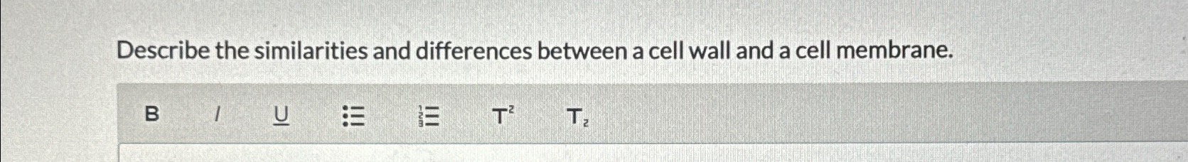 Solved Describe the similarities and differences between a | Chegg.com