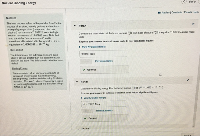Solved h. 20) ( 5 of 9 Review Constants | Periodic Table E = | Chegg.com