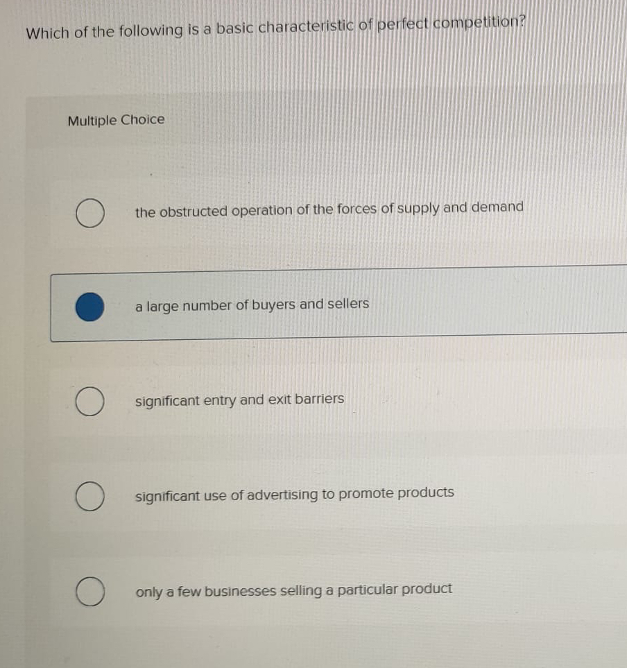 Solved Which of the following is a basic characteristic of | Chegg.com
