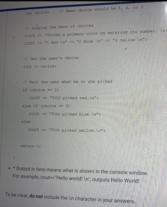 Solved Use the following program Finclude string using | Chegg.com