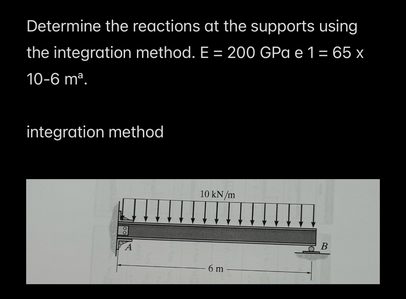 Solved Determine the reactions at the supports using the | Chegg.com
