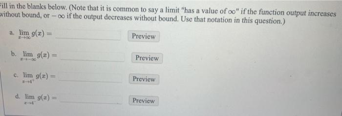 Solved The graph of a rational function g is shown below. | Chegg.com