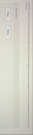 Solved While the proportion of workers employed in | Chegg.com