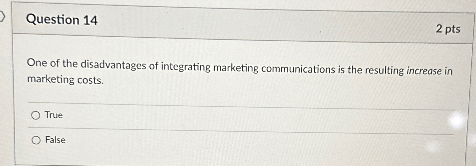 Solved Question 142 ﻿ptsOne of the disadvantages of | Chegg.com