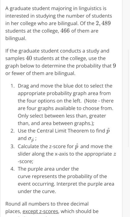 Solved A graduate student majoring in linguistics is | Chegg.com