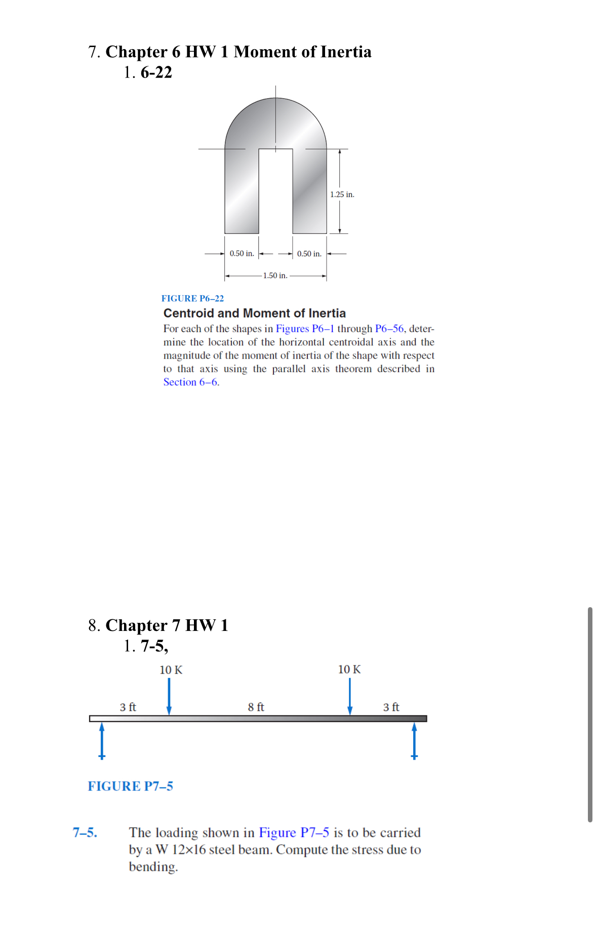 Solved Chapter 6 ﻿HW 1 ﻿Moment of Inertia 1. 6-22FIGURE | Chegg.com