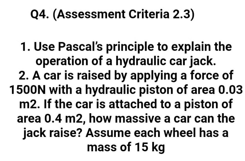 Solved Q4. (Assessment Criteria 2.3) 1. Use Pascal's | Chegg.com