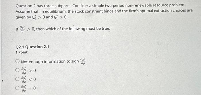 Solved Question 2 has three subparts. Consider a simple | Chegg.com