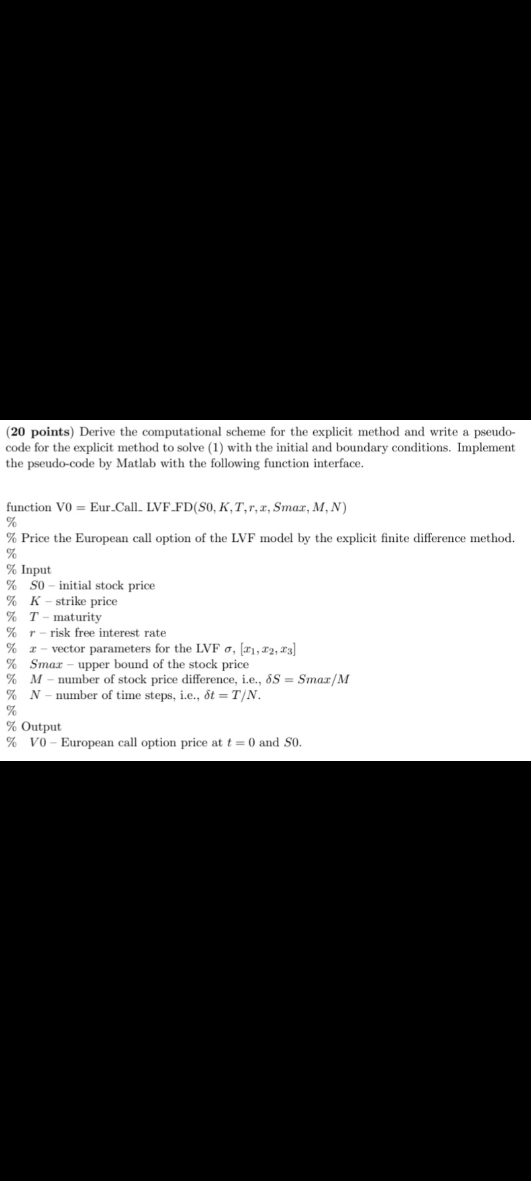 Solved (20 points) Derive the computational scheme for the | Chegg.com Solved (20 points) Derive the computational scheme for the | Chegg.com