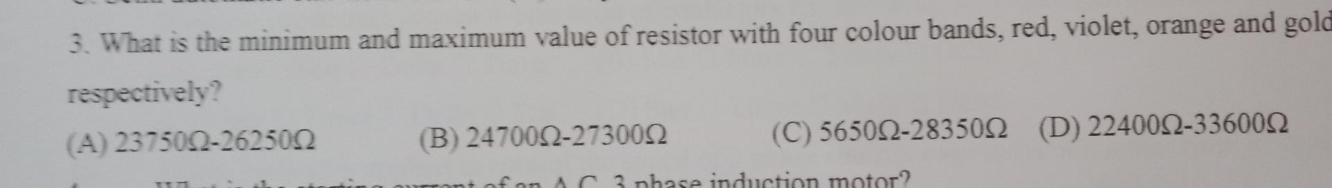 Solved What is the minimum and maximum value of resistor | Chegg.com