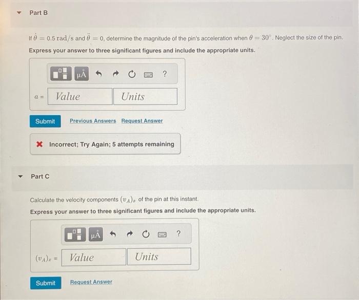 Solved The mechanism within a machine is constructed so that | Chegg.com