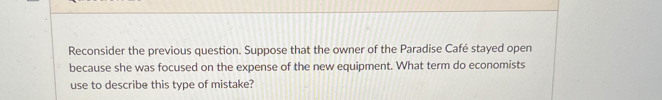 Solved Reconsider the previous question. Suppose that the | Chegg.com