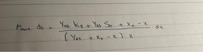 Solved what are the integration steps to get the logistic | Chegg.com