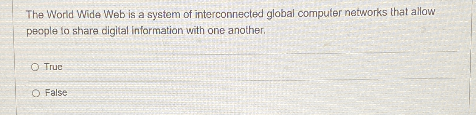 Solved The World Wide Web is a system of interconnected | Chegg.com