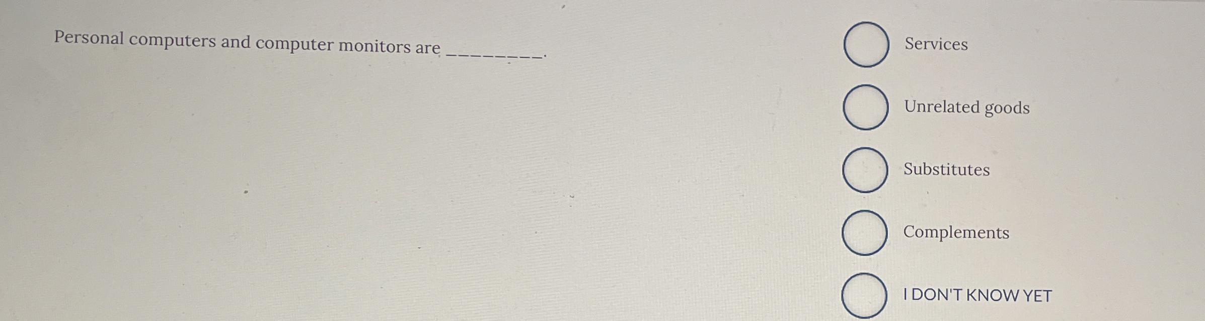 Solved Personal computers and computer monitors are | Chegg.com