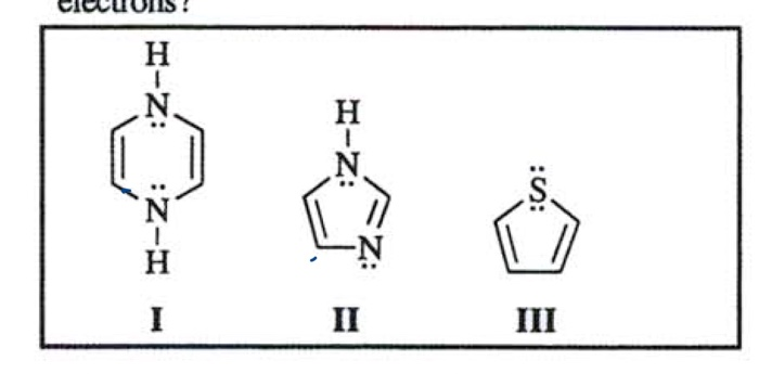 Solved the question ask which has 8 pi electrons. the answer | Chegg.com