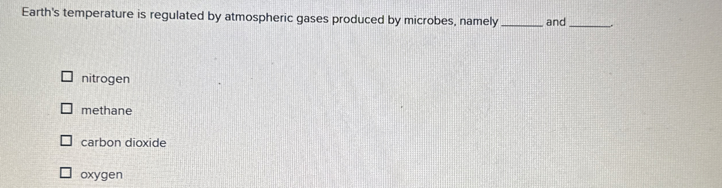 Solved Earth's temperature is regulated by atmospheric gases | Chegg.com