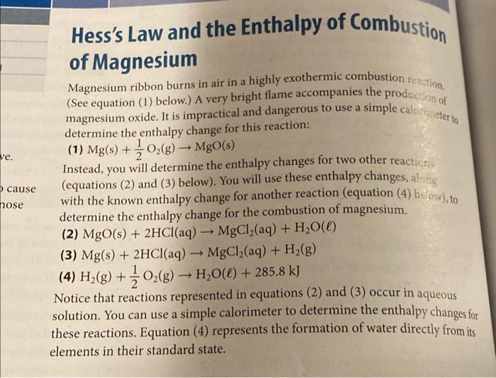 Solved 1. Determine the enthalpy of reactions for reactions | Chegg.com