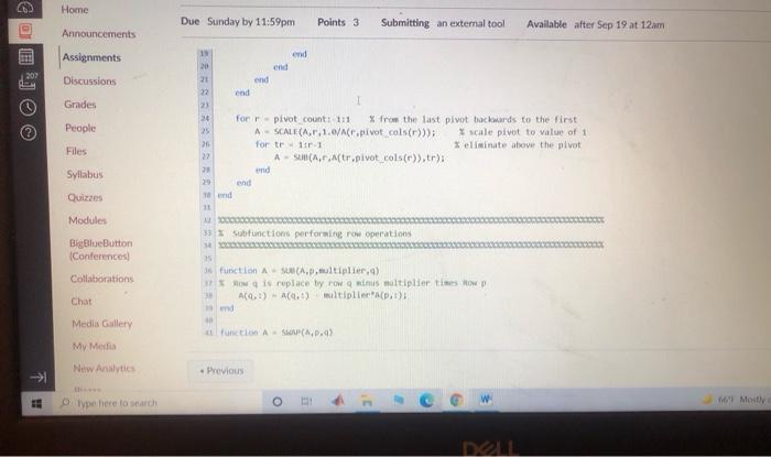 Solved MATLAB Assignment 3.1: Documenting intermediate | Chegg.com