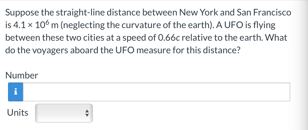 Solved Suppose the straight-line distance between New York | Chegg.com