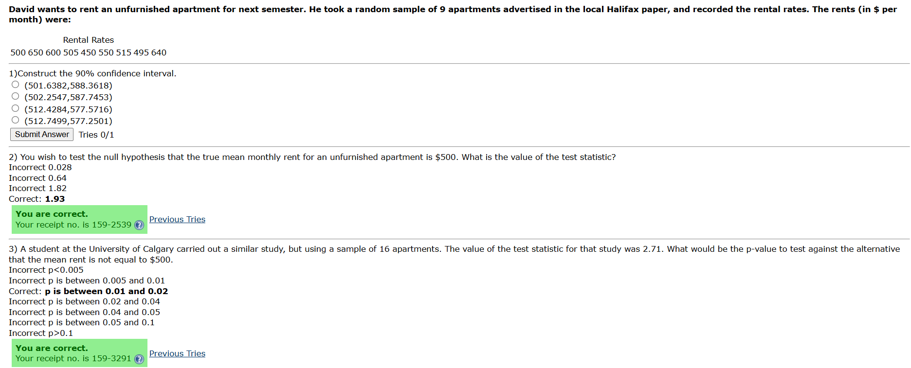 Solved month) ﻿were:Rental | Chegg.com