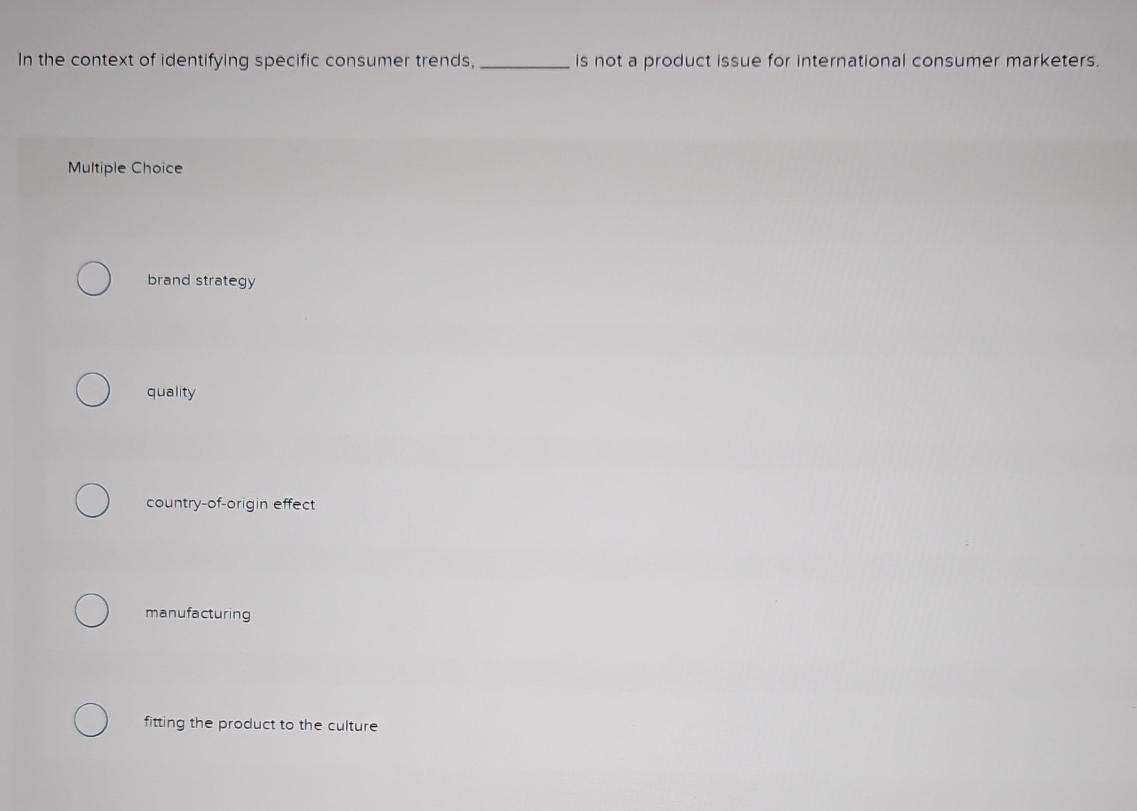 Solved In the context of identifying specific consumer | Chegg.com