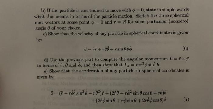 Solved 7) In this problem we want to generalize the analysis | Chegg.com
