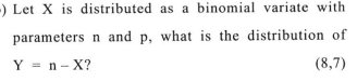 Let x ﻿is distributed as a binomial variate | Chegg.com