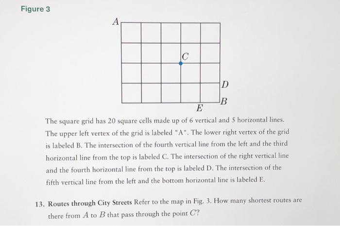 Solved Figure 3 The square grid has 20 square cells made up | Chegg.com