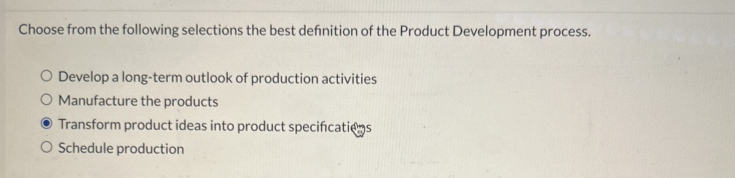 Solved Choose from the following selections the best | Chegg.com