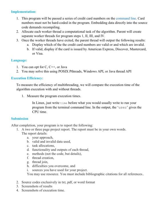 Solved SYNCHRONOUS MULTITREADING This project consists of | Chegg.com