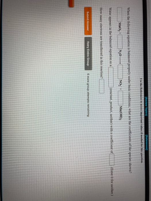 Solved [Review Topics] [References Use the References to | Chegg.com