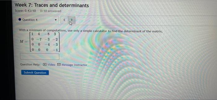 Solved With a minimum of computations, use only a simple | Chegg.com