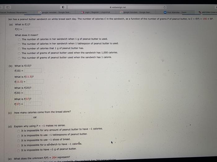 Solved 0 webassinet G grogram Doogee Sogger Jen has a peanut | Chegg.com