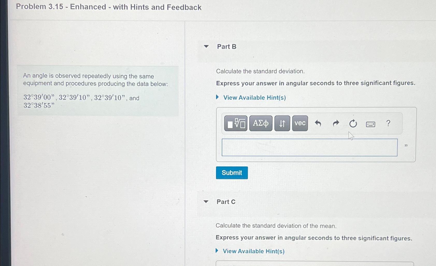 Solved Problem 3.15 - ﻿Enhanced - ﻿with Hints and | Chegg.com