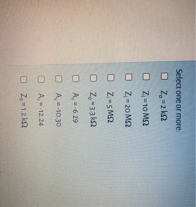 Solved Select all correct choices for the circuit shown | Chegg.com