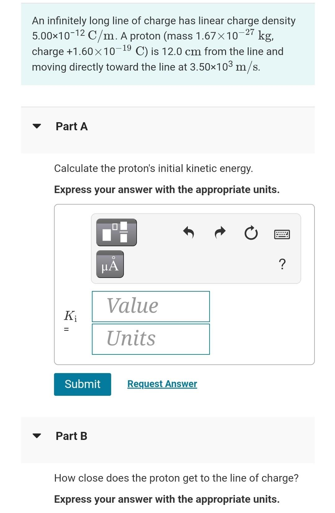 Solved An infinitely long line of charge has linear charge | Chegg.com