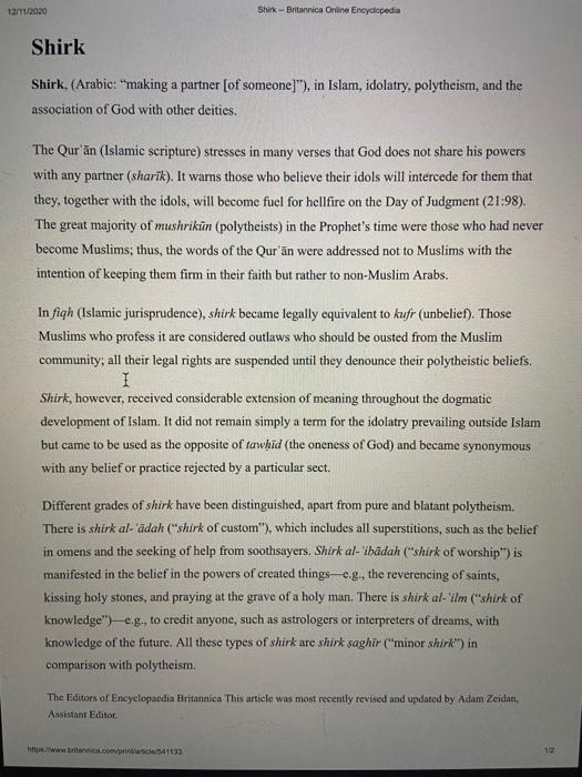 Citing evidence from the section on Iconoclasm in | Chegg.com