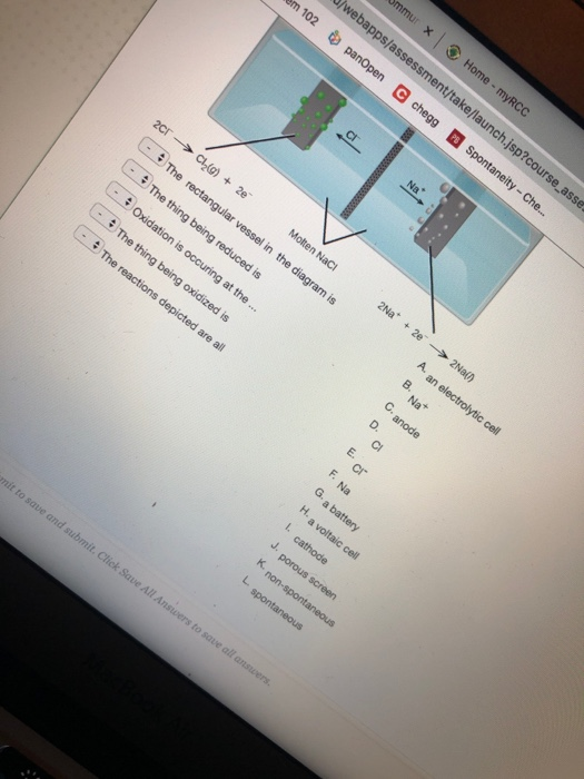 Solved Home - MyRCC Take Test: AL | Chegg.com
